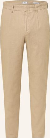Paul Paul Chino Regular Fit Mit Leinen beige