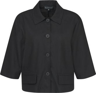 Bugatti Femme, Blouses et Chemises, Noir, Taille: 42 FR Chemises