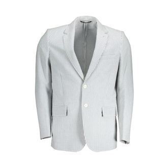 GANT Wei&szlig;e Baumwoll Herrenjacke Klassischer Stil - - Jackets - Herren - Wei&szlig; - S