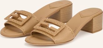Fendi Mules Mit Cut-Outs braun