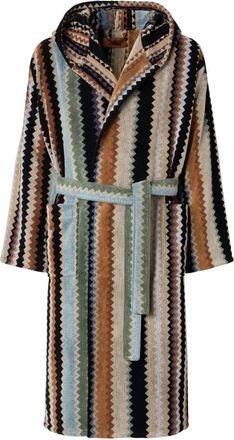 Missoni Home Homme, V&ecirc;tements de nuit et de d&eacute;tente, Multicolore, Taille: XL Bath Robe With Hood