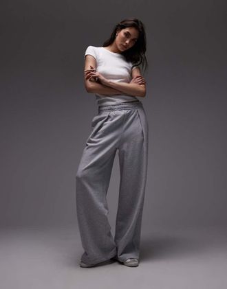 Lacoste Pantalon de jogging ample - Gris