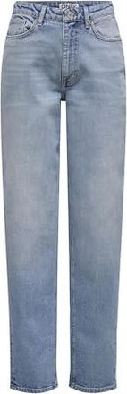 Only Only Jeans ONLJUICY pour Femme, Taille Haute, Taille Haute, Denim Bleu m&eacute;dium, 26W / 30L