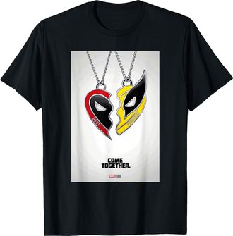 MARVEL Studios Deadpool & Wolverine Friends Heart Poster T-Shirt