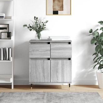 vidaXL Sideboard Grau Sonoma 60x35x70 cm Holzwerkstoff Vidaxl