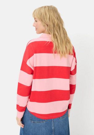 Camel Active Sweatshirt mit Knopfleiste Langarm