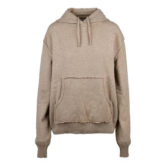 Maison Margiela Strick-Hoodie - - Sweatshirts & Hoodies - Damen - Beige - XS