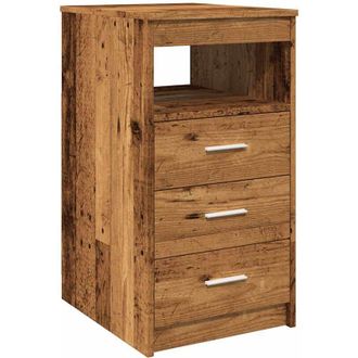 vidaXL Schubladenschrank Altholz-Optik 40x50x76 cm Holzwerkstoff - Vidaxl