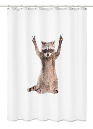 Kleine Wolke George Duschvorhang TXT Taupe, 180x200 cm