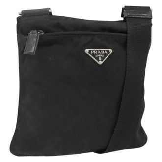 Prada Pre-owned Vintage Nylon Schultertasche - - Pre-owned - Damen - Schwarzk - ONE SIZE