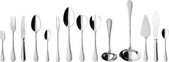 Villeroy & Boch Kreuzband Septfontaines Besteckset 70-teilig Silber, Sp&uuml;lmaschinenfest, Besteck Set f&uuml;r 12 Personen, Besteckset Platin, Besteck, Edelstahl