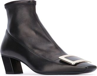 Roger Vivier Womens Boot Black Leather