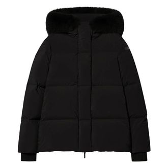 Roberto Ricci Design Fly Tubic 18 Hood Fur Jkt - - Jackets - Damen - Schwarzk - XS
