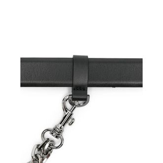 The Attico Chain Detail Belt - Black
