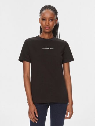 Calvin Klein Jeans T-Shirt J20J221065 Schwarz Regular Fit