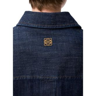 Loewe Chemise drap&eacute;e en denim