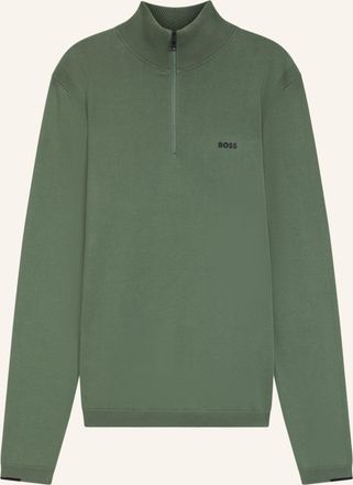 HUGO BOSS Pullover K_Ever-X Qz Regular Fit gruen