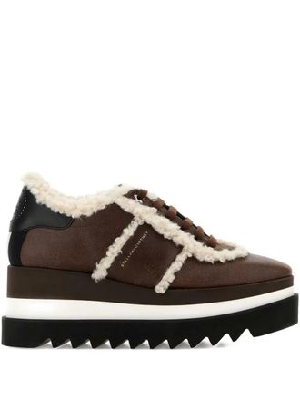Stella McCartney Sneak-Elyse platform sneakers - Braun