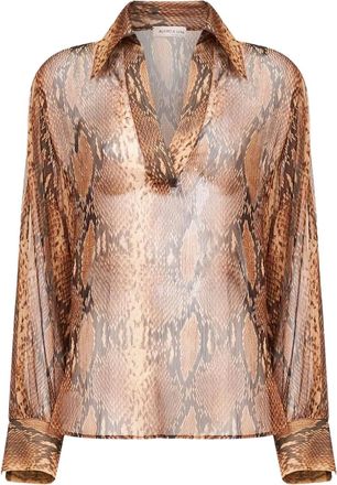 Blanca Vita Bomia Bluse - Braun