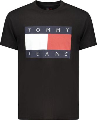 Tommy Hilfiger Nero Baumwoll T-Shirt f&uuml;r Herren