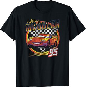 Disney Pixar Cars Lightning McQueen Vintage Race T-Shirt