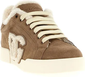 Dolce & Gabbana Portofino Sneaker - Taupe