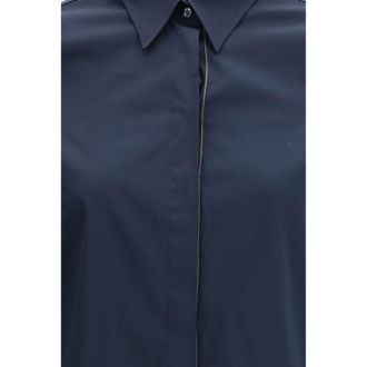 Brunello Cucinelli Cotton Dress Shirt - Blue