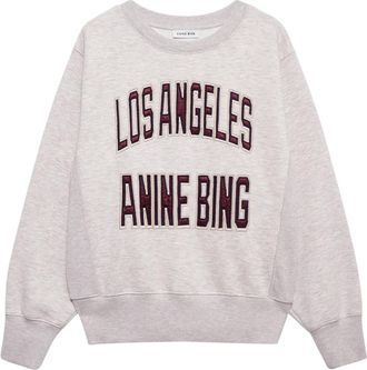 Anine Bing Homme, Sweatshirts et sweats &agrave; capuche, Gris, Taille: M Harry Shrunken SweaT-shirt