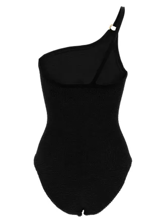 Hunza G Asymmetric One-Shoulder Swimsuit - Black