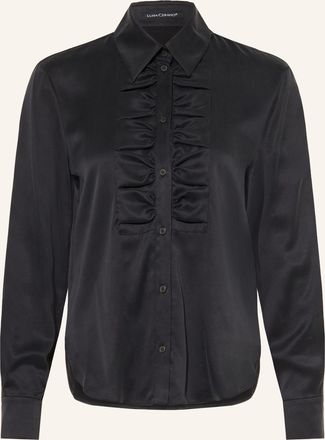 Luisa Cerano Luisa Cerano Hemdbluse Mit Seide schwarz