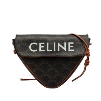 Celine Pre-owned Sac bandouli&egrave;re en toile - Femme - Pre-owned - Brun - Taille: ONE Size