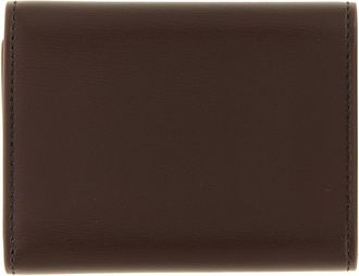 Jil Sander Calfskin Leather Wallet - Brown