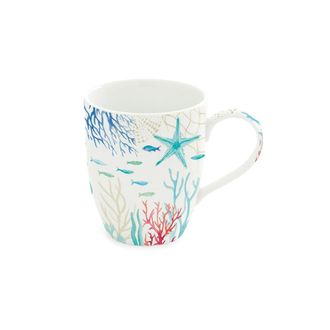 Easy Life Tasse Under The Sea aus Porzellan, 35 cl, Blau