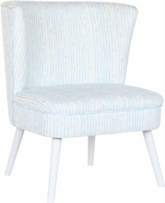 DKD Home Decor Sessel aus polyesterholz 73X67X85 blaue streifen polyesterholz Material Farbe mehrfarbe FamilienSTÜHLE und hocker Details