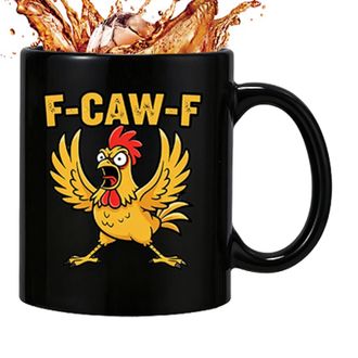 Generico Lustige Hennen-Tasse | Keramiktasse f&uuml;r hei&szlig;en Kaffee | Halloween-Milchbecher - f&uuml;r Halloween, Wein, Bier, Studenten, B&uuml;ro, Hotel, Restaurant, Geburts