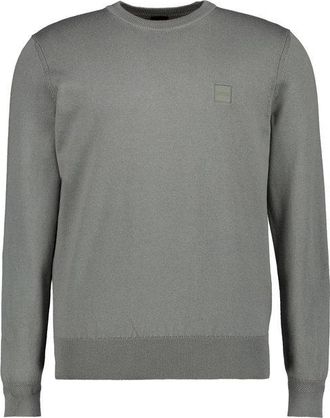 Boss Orange by Hugo Boss BOSS Orange Herren Pullover grau unifarben
