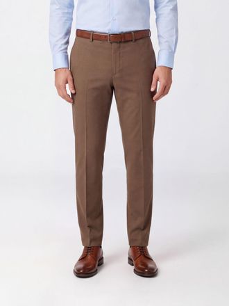 Pantaloni Torino Slim-Fit Chino-Hose aus Gabardine mit dezentralem Verschluss