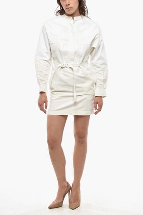 Stella McCartney Lang&auml;rmeliges Kleid LIANA mit G&uuml;rtel Stella McCartney