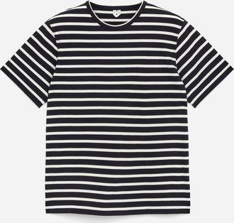 Arket Schweres T-Shirt -Blau