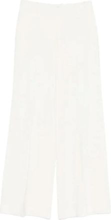 Ermanno Scervino Femme, Pantalons, Blanc, Taille: 36 FR Pantalon Large