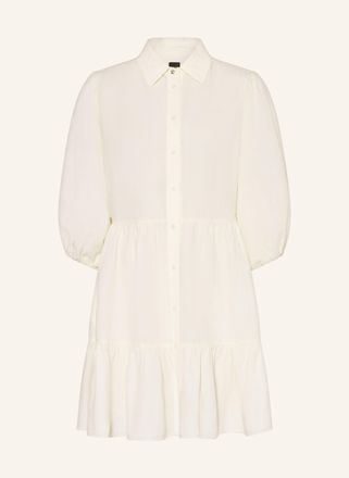 HUGO BOSS Hemdblusenkleid Disenna Mit 3/4-Arm Und Leinen weiss