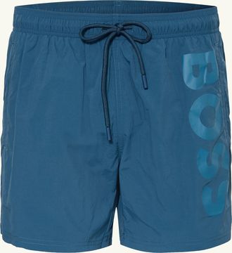 HUGO BOSS Badeshorts Octopus blau