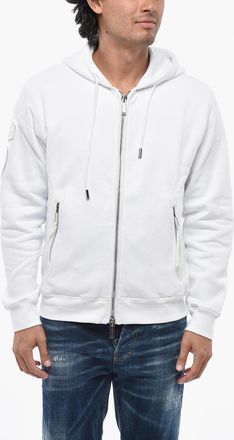 Dsquared2 DUCATI Cotton Hoodie With Logo Logo Patch Tone-On-Tone Dsquared2