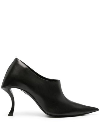 Balenciaga escarpins Hourglass 100 mm en cuir - Noir