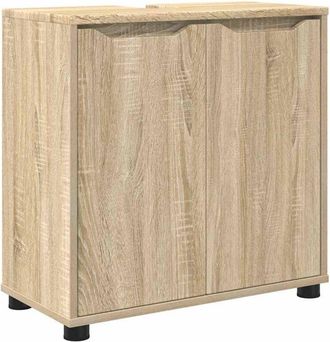 vidaXL vidaXL Armoire de lavabo de salle de bain Ch&ecirc;ne Sonoma 60 x 30 x 60 cm