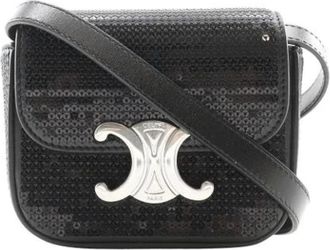 Celine Sac bandouli&egrave;re en cuir Pre-owned - Femme - Pre-owned - Noir - Taille: ONE Size