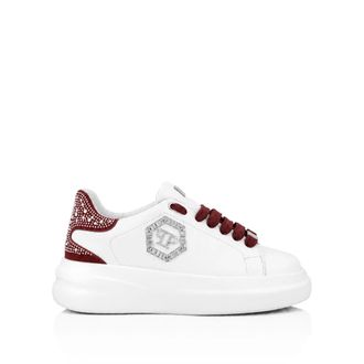 Philipp Plein Baskets basses Megastar - Femme - Chaussures - Blanc - Taille: 39 EU