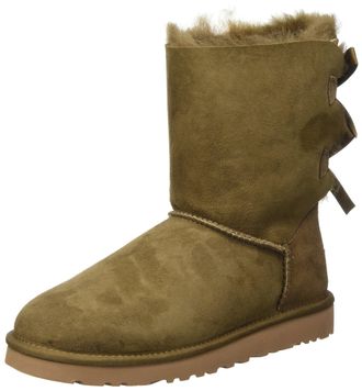 UGG Damen Bailey Bow Schlupfstiefel, Beige, 37 EU