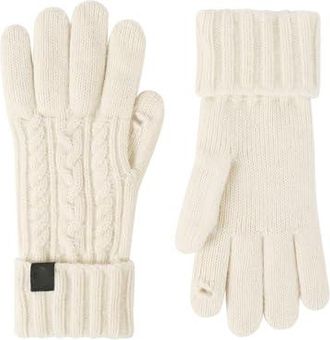 Generic Gants dhiver pour femmes, gants dhiver pour temps froid, gants chauds en tricot pour femmes, mitaines pour femmes (beige, A)