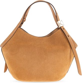 Kate Spade New York Femme, Sacs, Beige, Taille: ONE Size Deco Suede Small Tulip Tote Bag